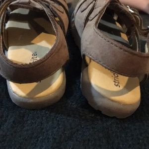 Stride Rite | Shoes | Stride Rite Sandals Brown Leather Size 7m | Poshmark